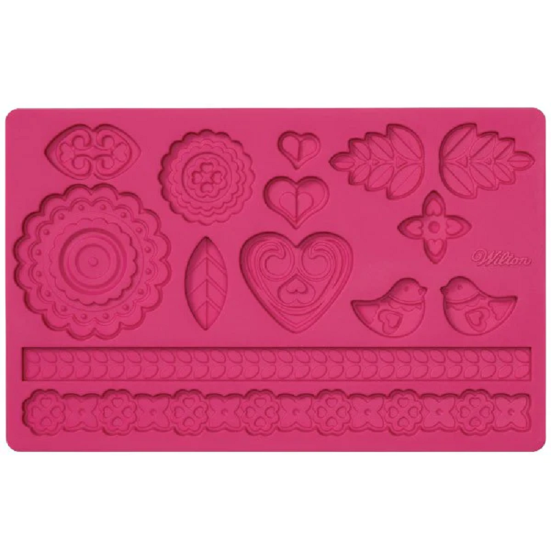 Valentines Silicone Icing Moulds - Kiwicakes - Cake Decorating Supplies ...