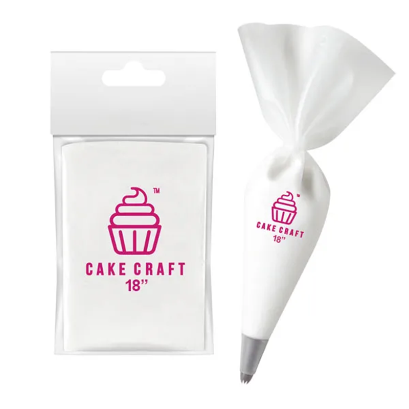 Reusable cotton piping icing decorating bag 18 inch - Kiwicakes