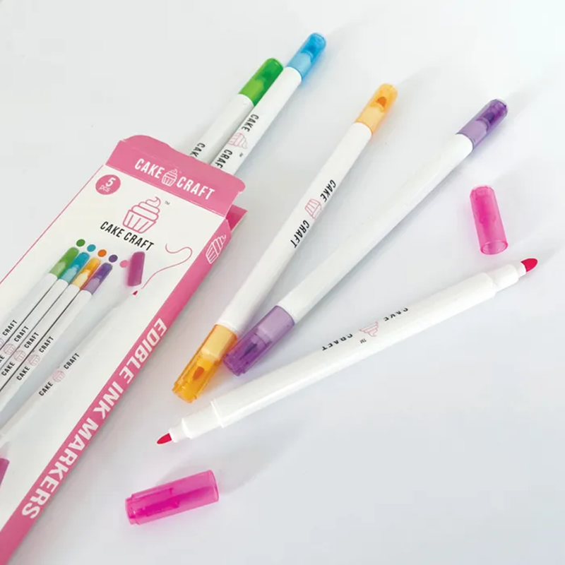 Marker pens edible ink Neon Colours - Kiwicakes