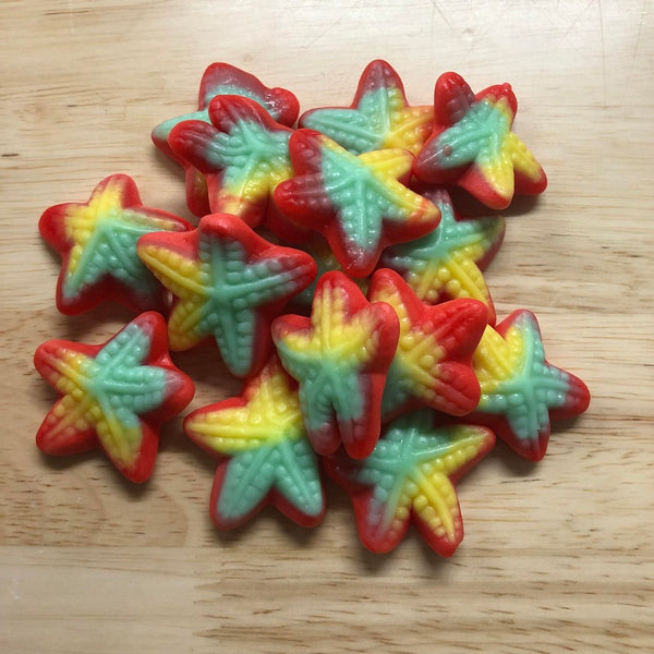 Starfish Gummy Candy lollies - Kiwicakes