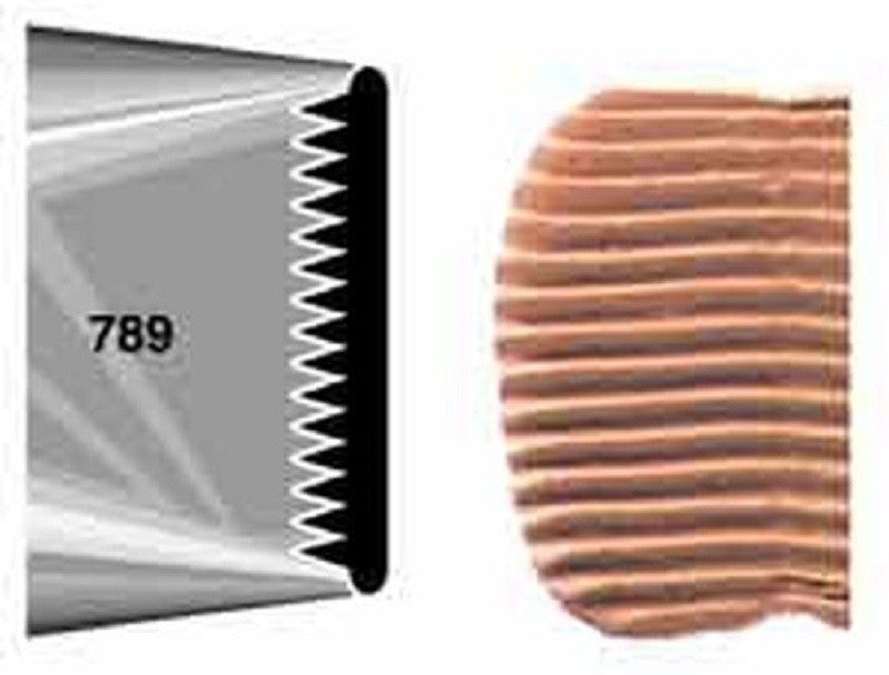 Extra large Wilton cake icer tip 789 for dirty icing crumb coating ...