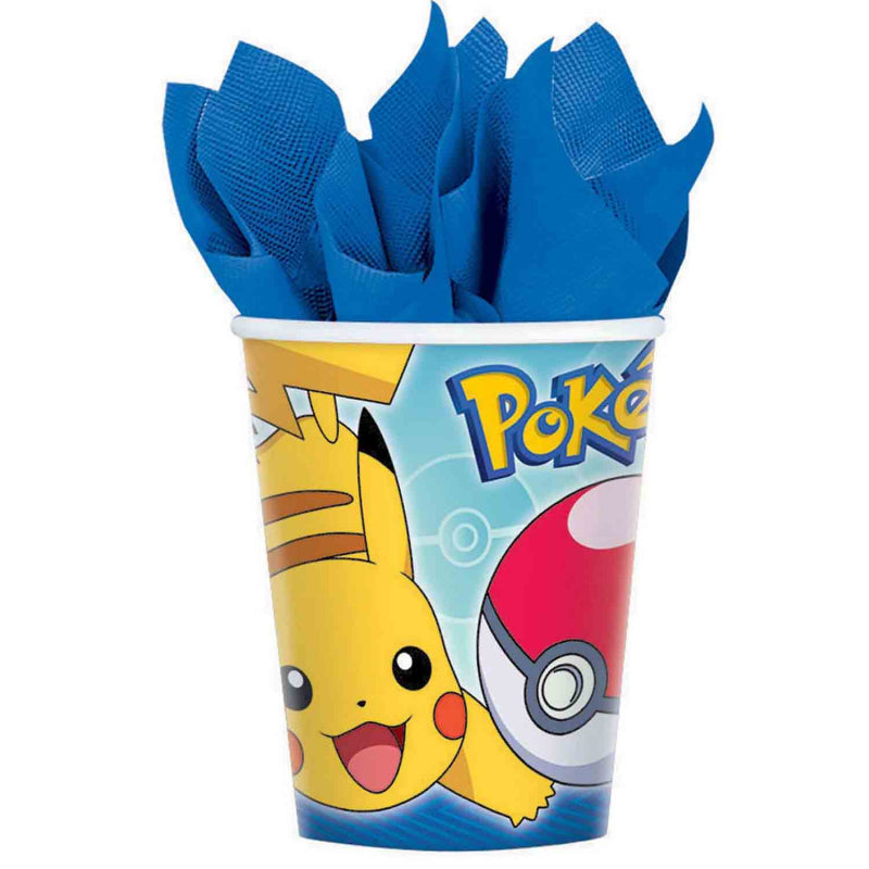 Pokemon party cups pack of 8 - Kiwicakes