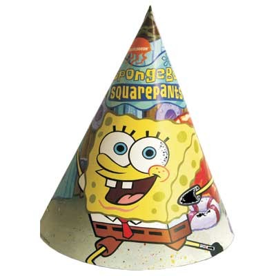 Spongebob Squarepants party hats - Kiwicakes