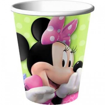 Minnie Mouse party cups (8) - Kiwicakes