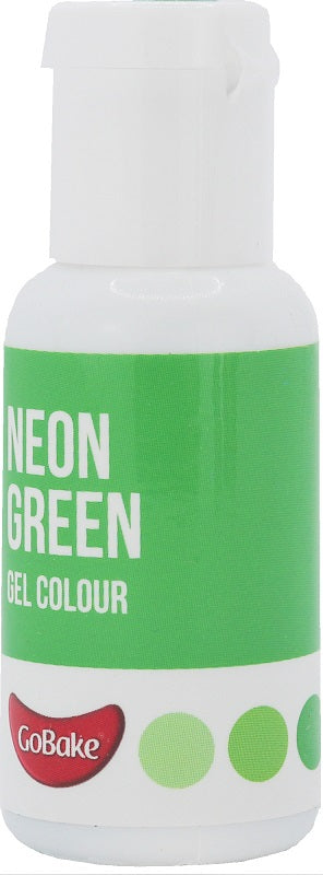 Gobake Gel Colour paste food colouring Neon Green - Kiwicakes
