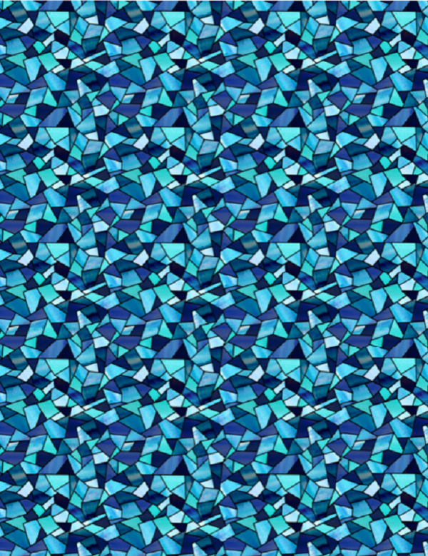 Cello Sheet for isomalt by Simi Cakes Stained Glass Blue - Kiwicakes