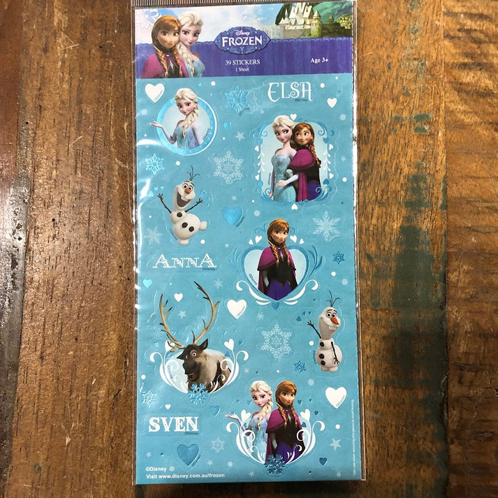 Licensed Disney sticker sheet Frozen - Kiwicakes