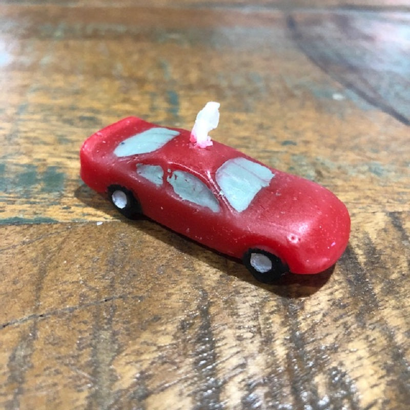 Red racing car candle - Kiwicakes